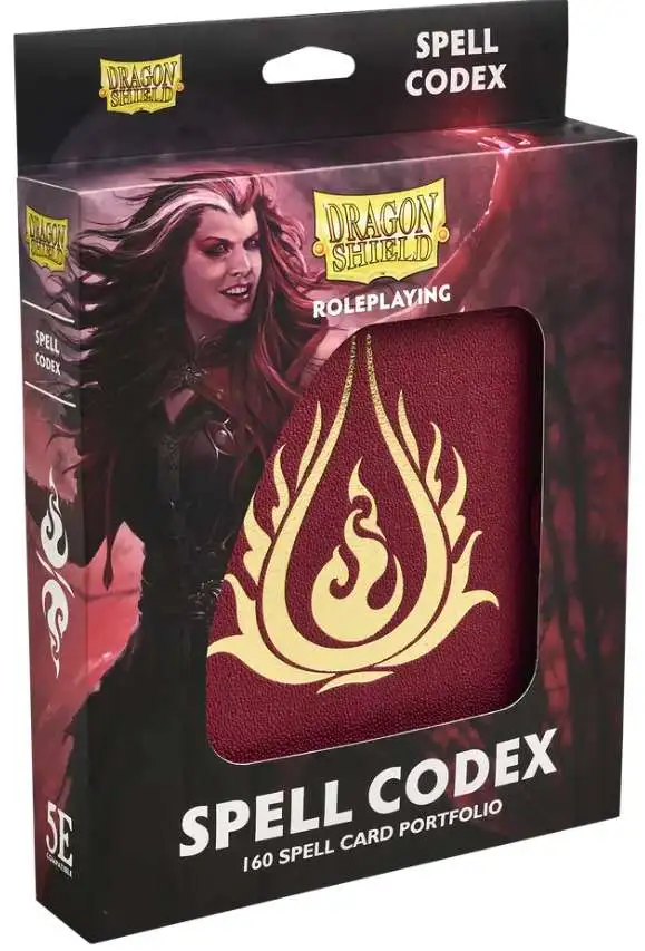 Dragon Shield Roleplaying Spell Codex Blood Red 160 Spell Card ...