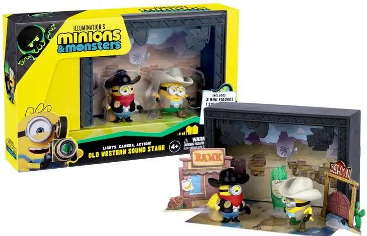 Despicable Me Minions Monsters Cast Crew Old Western Sound Stage Story ...