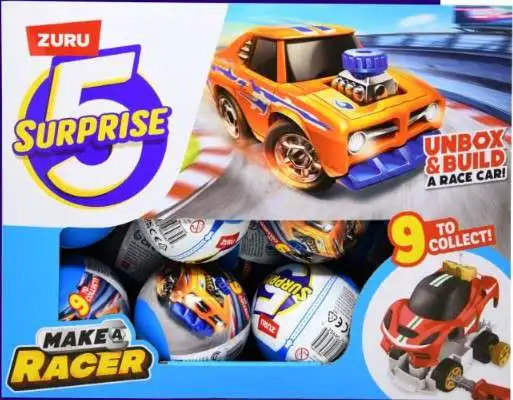 5 Surprise Make A Racer Series 1 Mystery Box 27 Packs Zuru Toys - ToyWiz