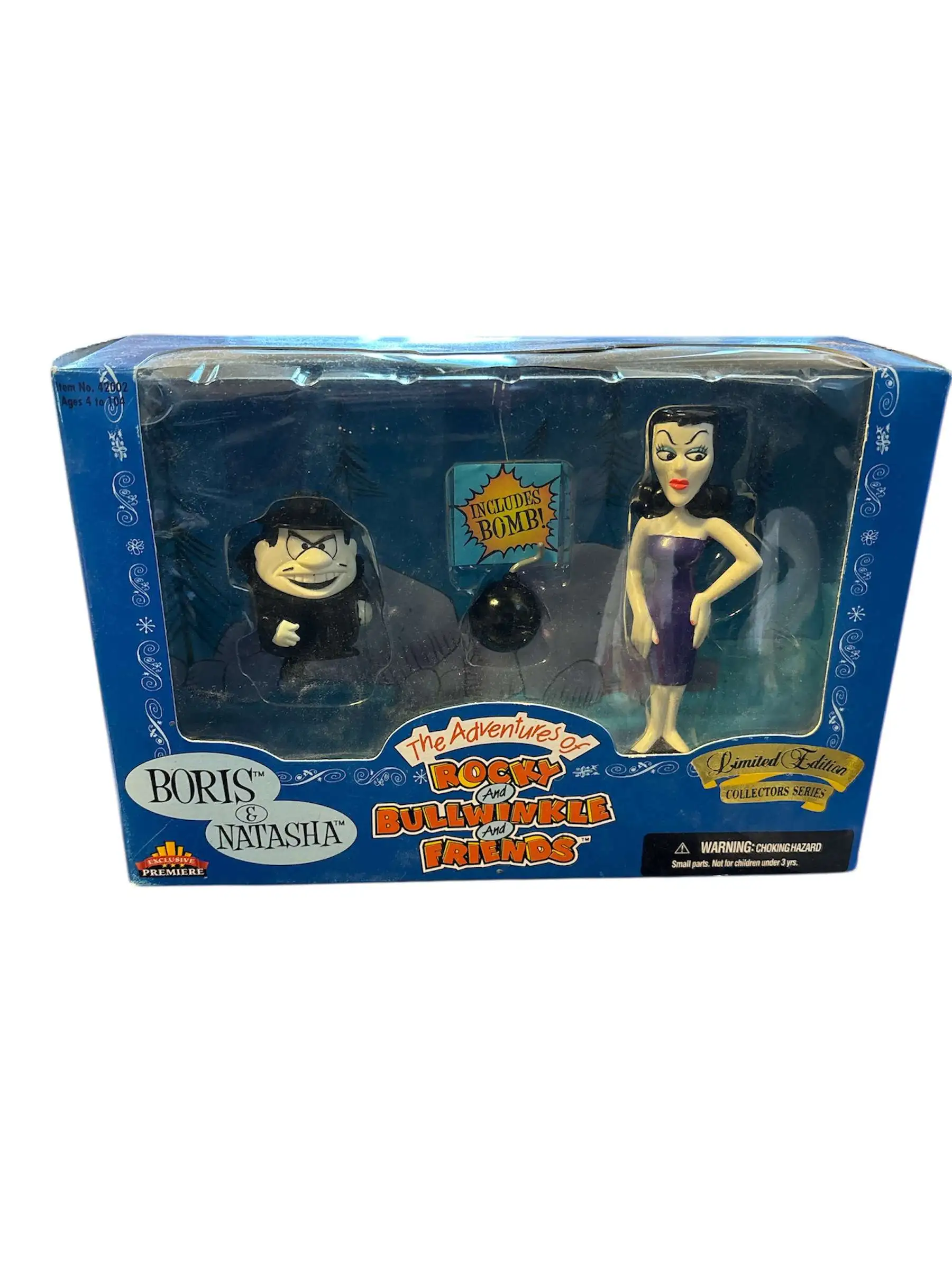Rocky Bullwinkle Boris Natasha Two-Pack Limited Edition Slight Damage ...