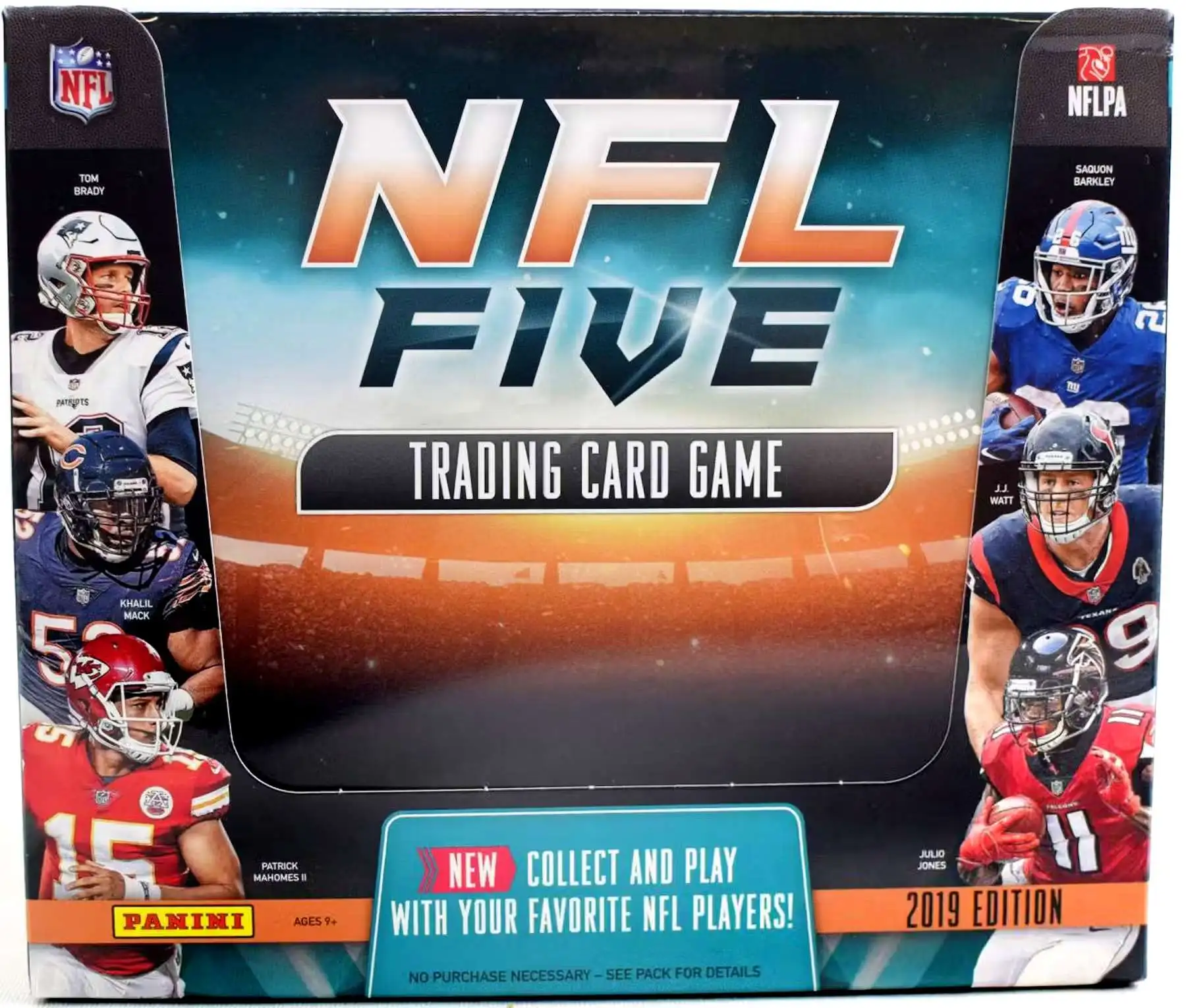 NFL Trading Card Game 2019 Five Football Starter Box 10 Starter Decks ...
