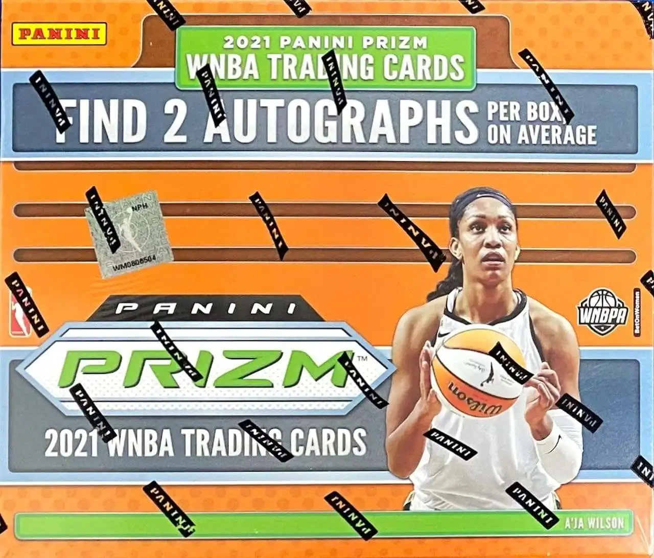 WNBA Panini 2021 Prizm Basketball Trading Card HOBBY Box 12 Packs, 2 ...
