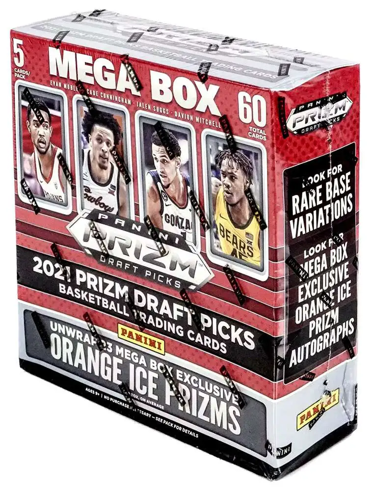 NBA Panini 2021-22 Prizm Draft Picks Basketball Trading Card MEGA Box ...