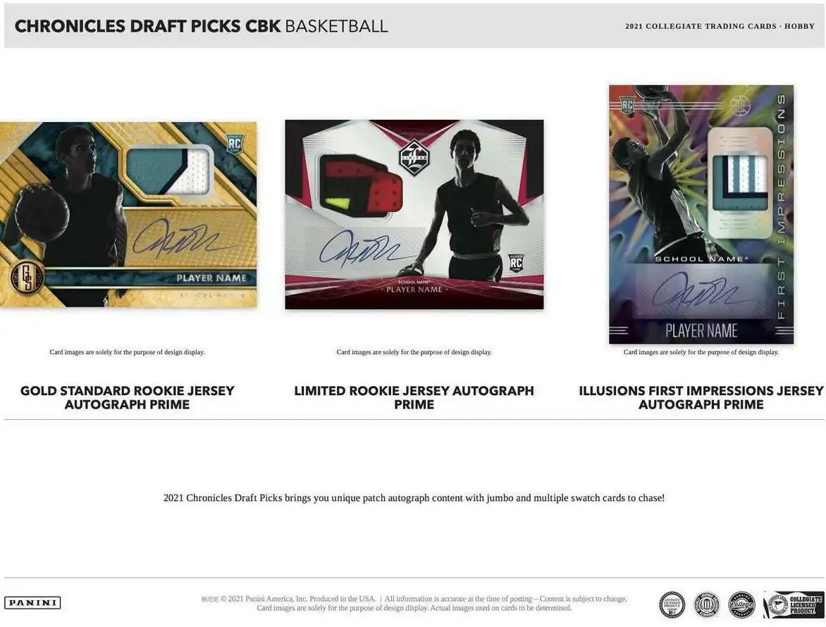 NBA Panini 2021 Chronicles Basketball Draft Picks Trading Card MEGA Box 12 Packs - ToyWiz