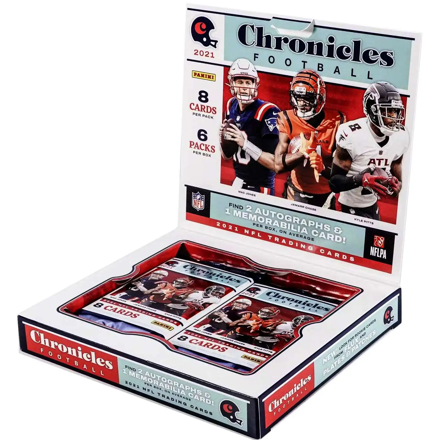NFL Panini 2021 Chronicles Football Trading Card HOBBY Box 6 Packs, 2 ...