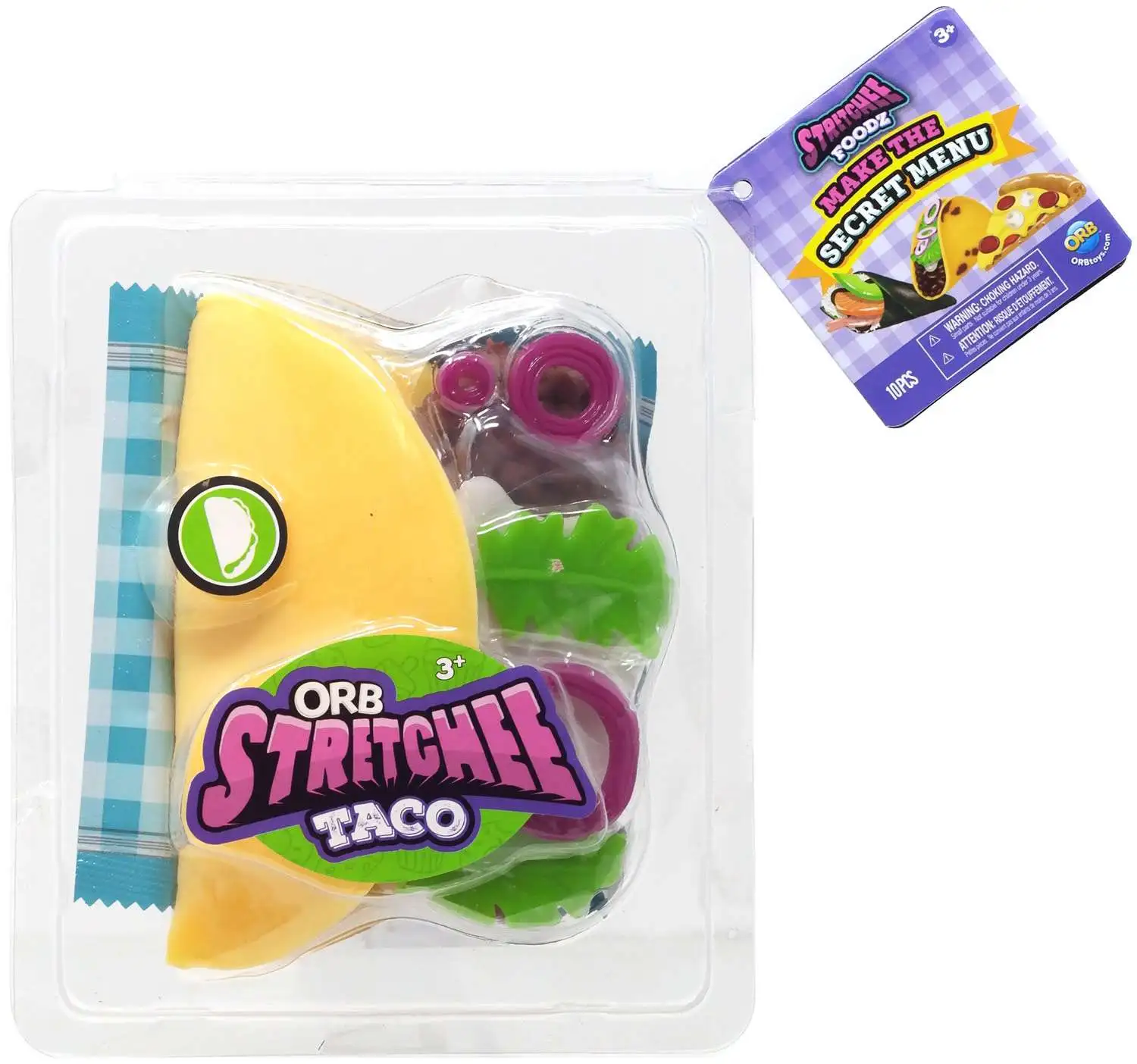 Stretchee Foodz Secret Menu Series 2 Taco Squeeze Toy ORB Toys - ToyWiz