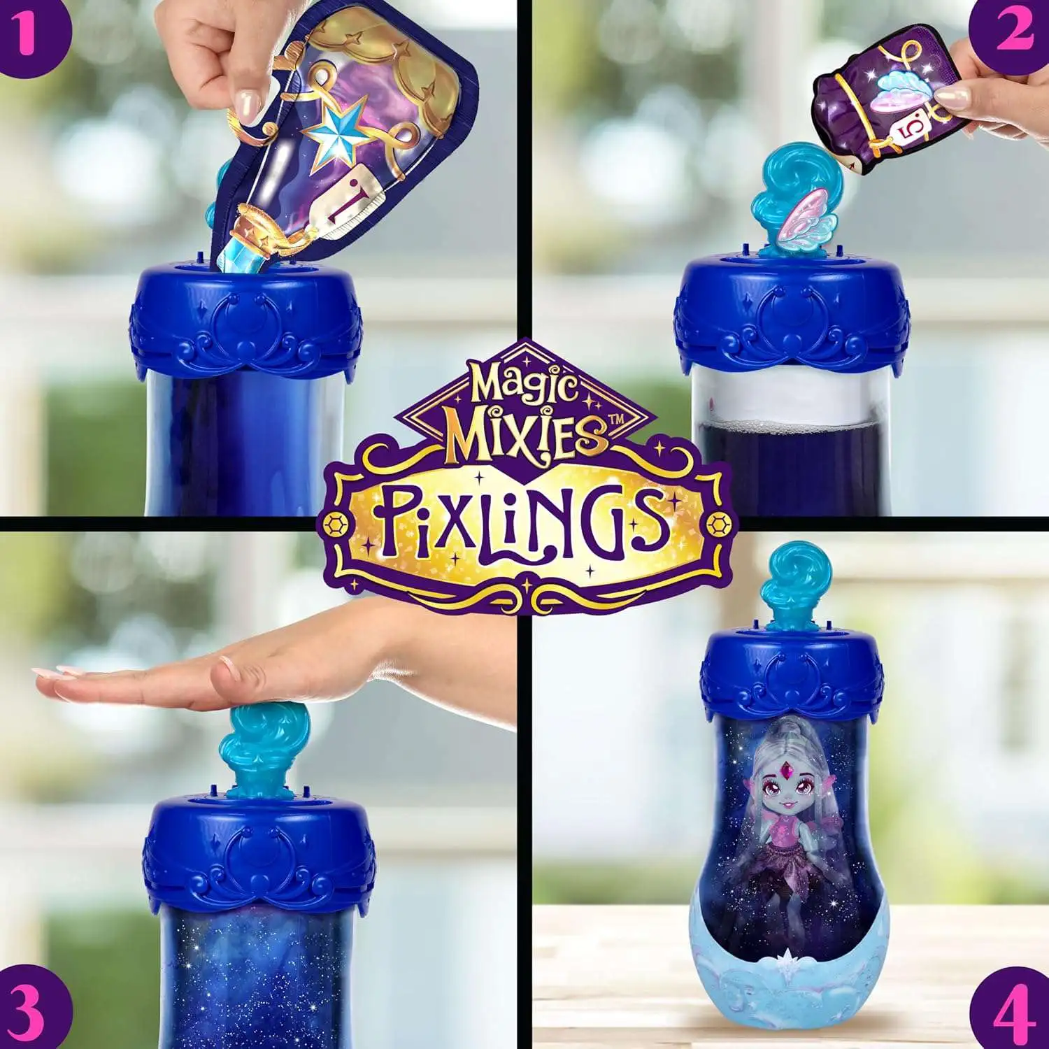 Magic Mixies Pixlings Shimmerverse Series Flyt the Dragonfly Doll Set ...