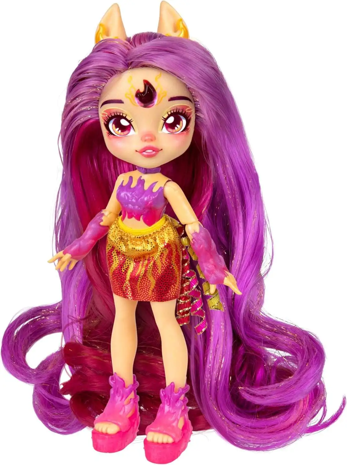 Magic Mixies Pixlings Shimmerverse Series Pippa The Firehorse Doll Set ...