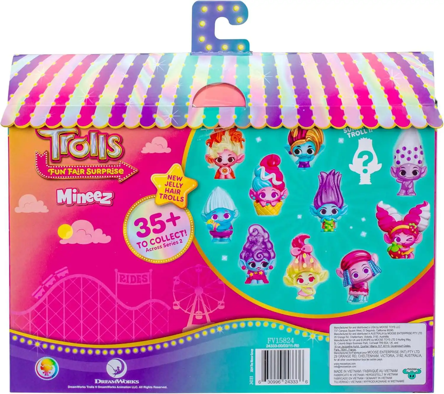 Trolls Mineez Series 2 Sweet Surprise Mini Figure 11-pack Moose - ToyWiz