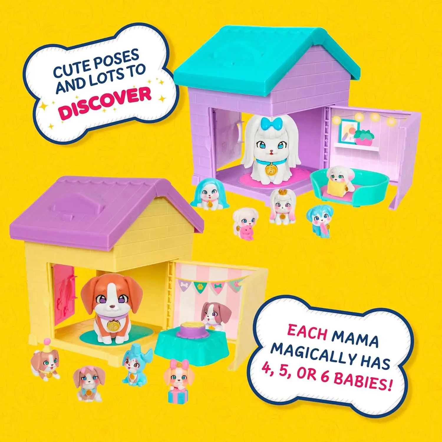 Little Live Pets Mama Surprise Families Mamas House Beagle Maltese ...
