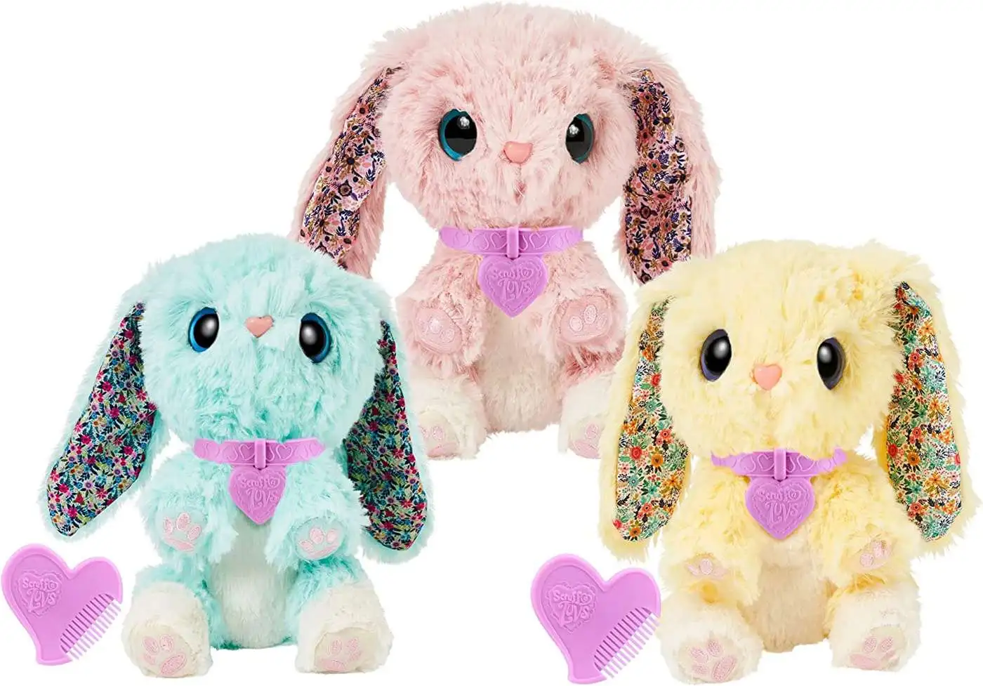 Little Live Pets Scruff A Luvs Blossom Bunnies Plush Surprise Rescue ...