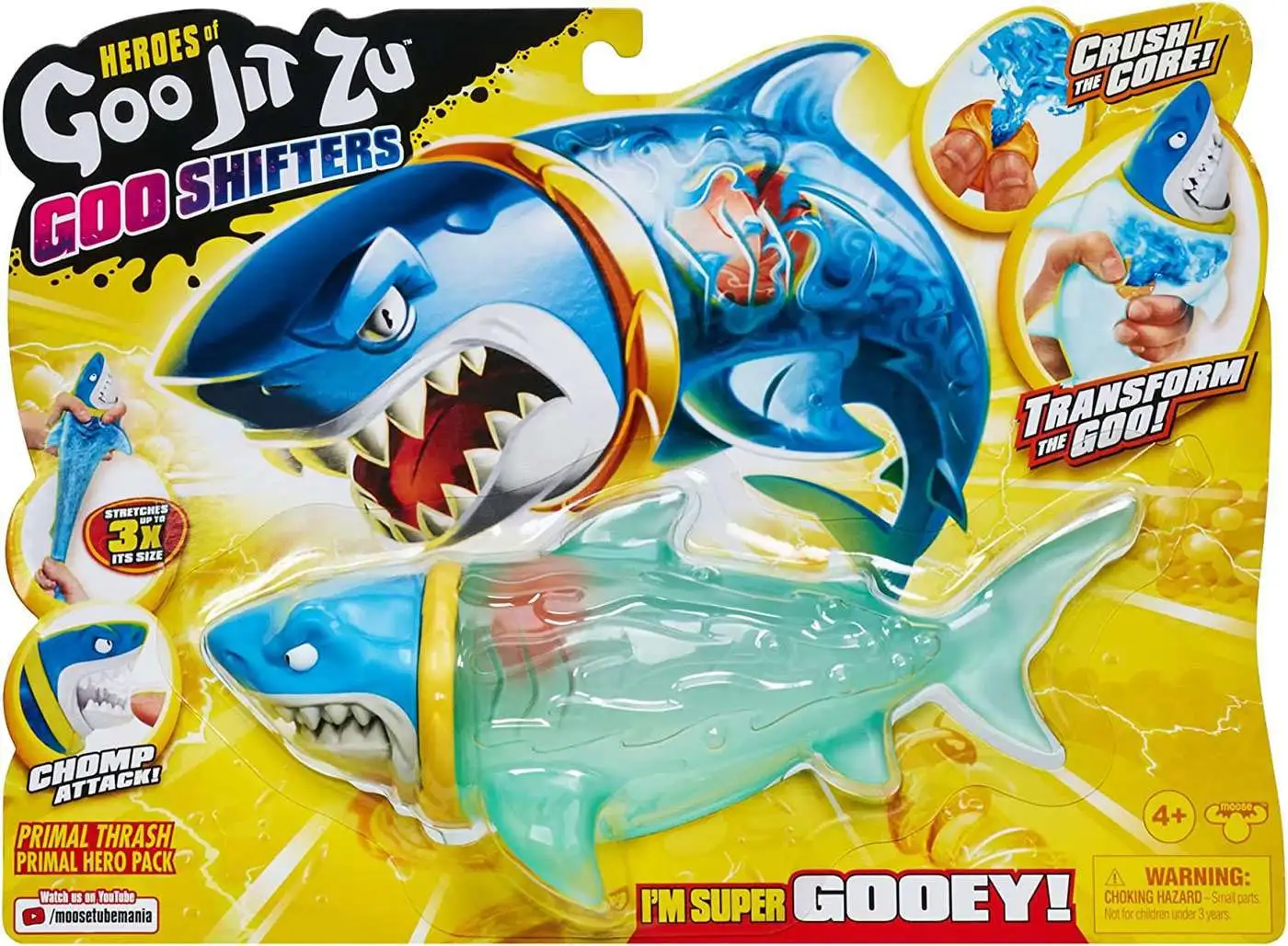 Heroes of Goo Jit Zu Goo Shifters Primal Thrash Action Figure Damaged ...