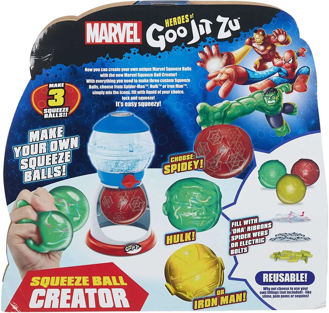 Heroes of Goo Jit Zu Marvel Squeeze Ball Creator Play Set Moose Toys ...
