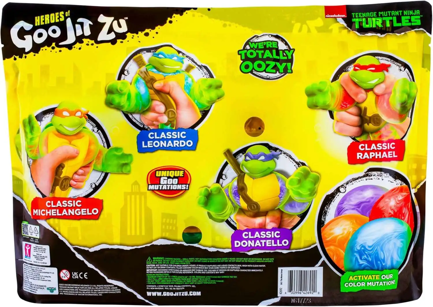 Heroes of Goo Jit Zu Teenage Mutant Ninja Turtles Classic Leonardo ...