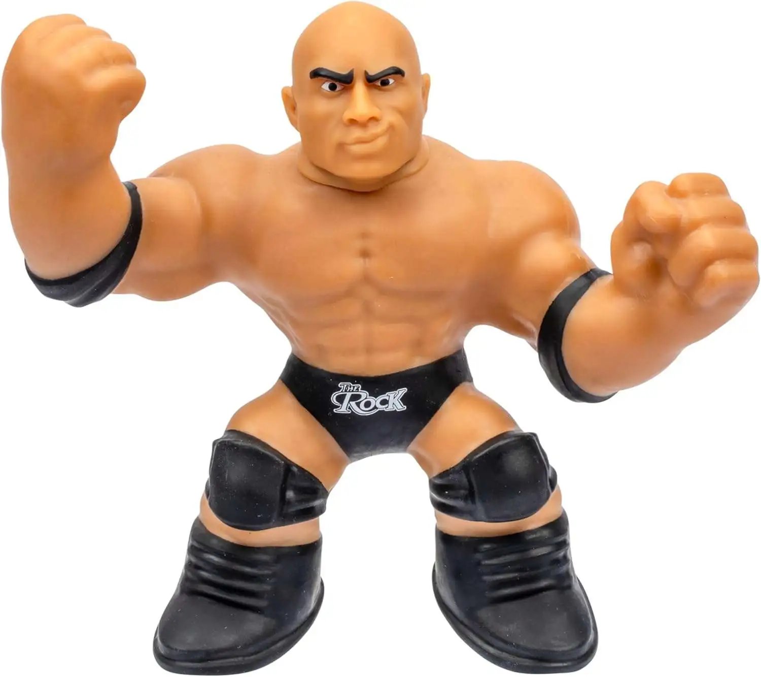 Heroes of Goo Jit Zu WWE Wreslting The Rock Action Figure Stretchy ...