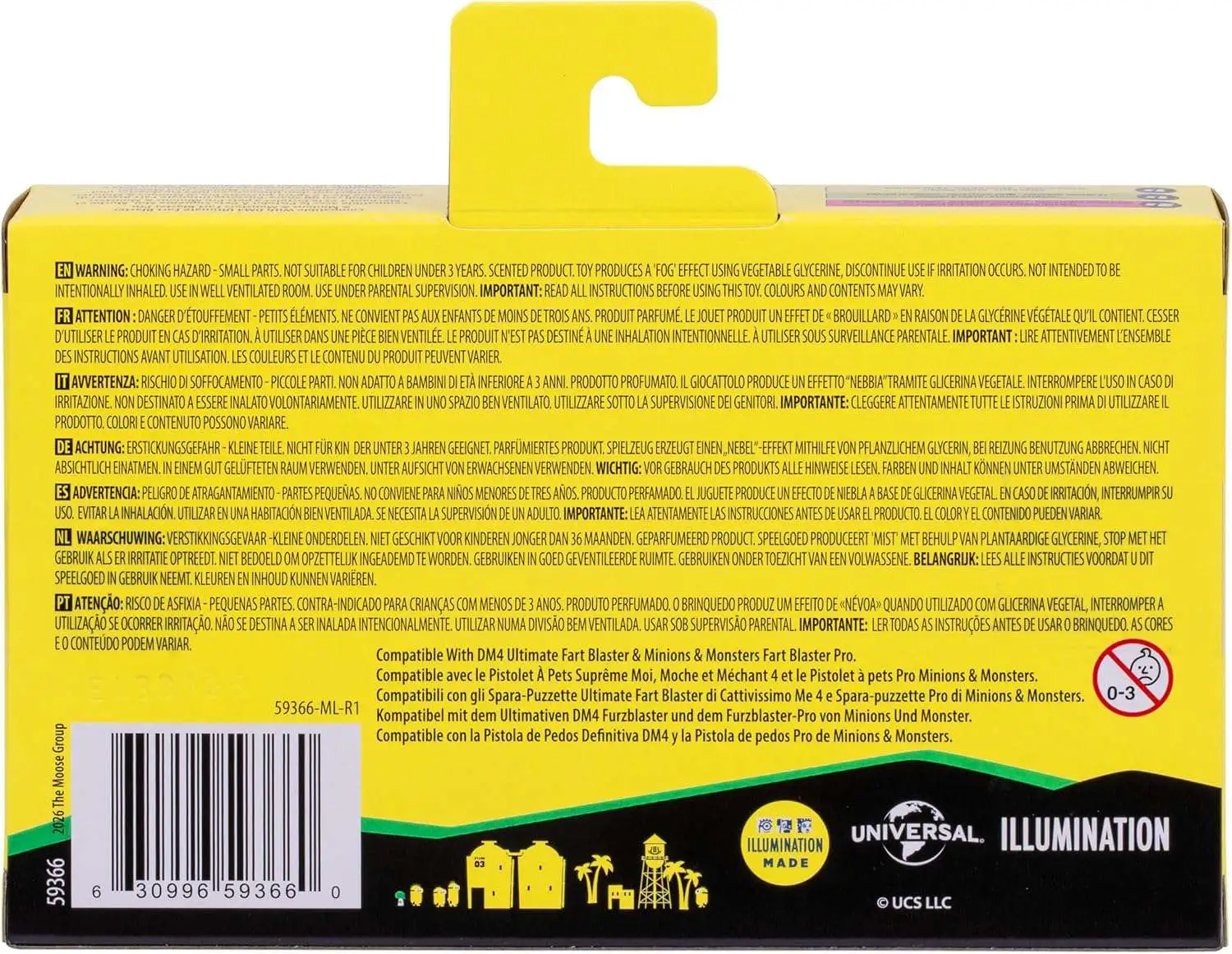 Despicable Me Minions Monsters Fart Formula Refill Pack For Ultimate ...