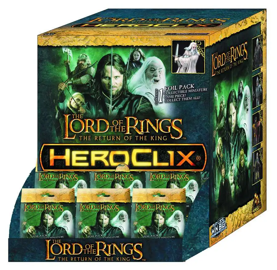 The Lord of the Rings HeroClix The Return of the King Mystery Box 24 ...