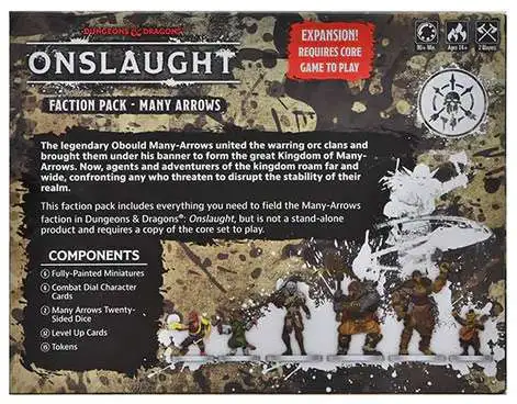 Dungeons Dragons DD Onslaught Many Arrows Faction Pack Wizkids NECA ...