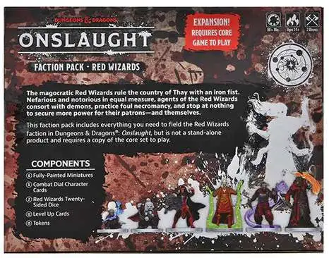 Dungeons Dragons DD Onslaught Red Wizards Faction Pack Wizkids NECA ...