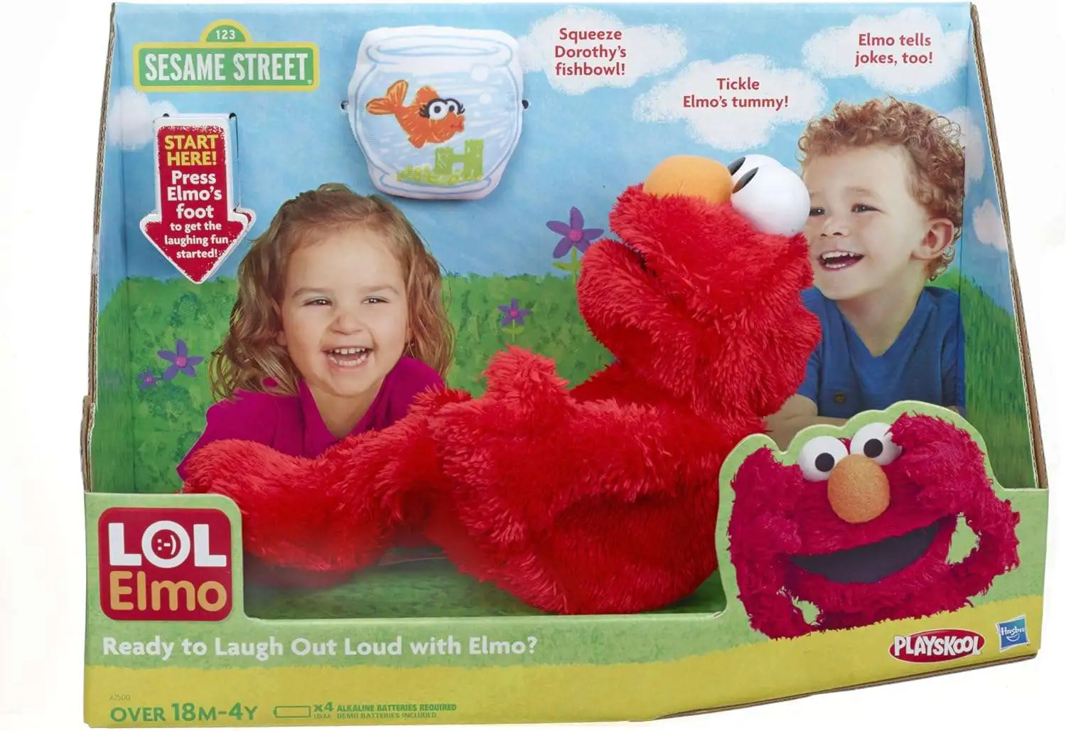 Sesame Street Playskool Ready to Laugh out Loud with Elmo Hasbro - ToyWiz