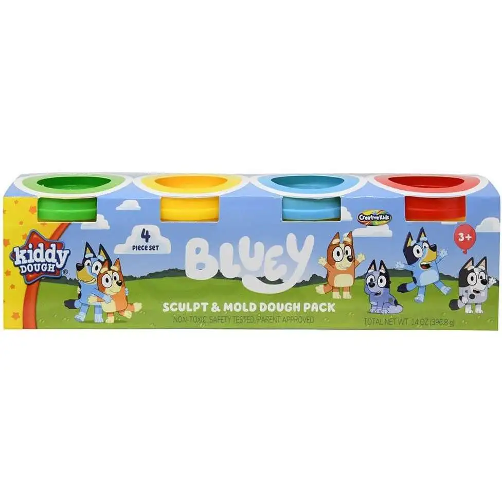 Bluey Kiddy Dough Sculpt Mold Dough Pack Creative Kids - ToyWiz