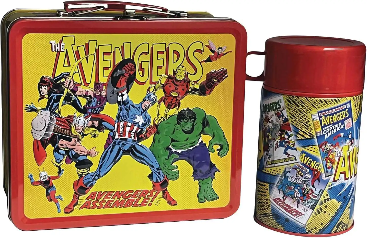 Marvel Tin Titans The Avengers Lunch Tin with Thermos Surreal ...