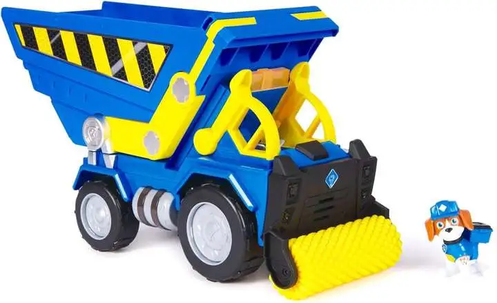 Paw Patrol Rubble Crew Wheelers Bark Yard Deluxe Dump Truck Vehicle ...
