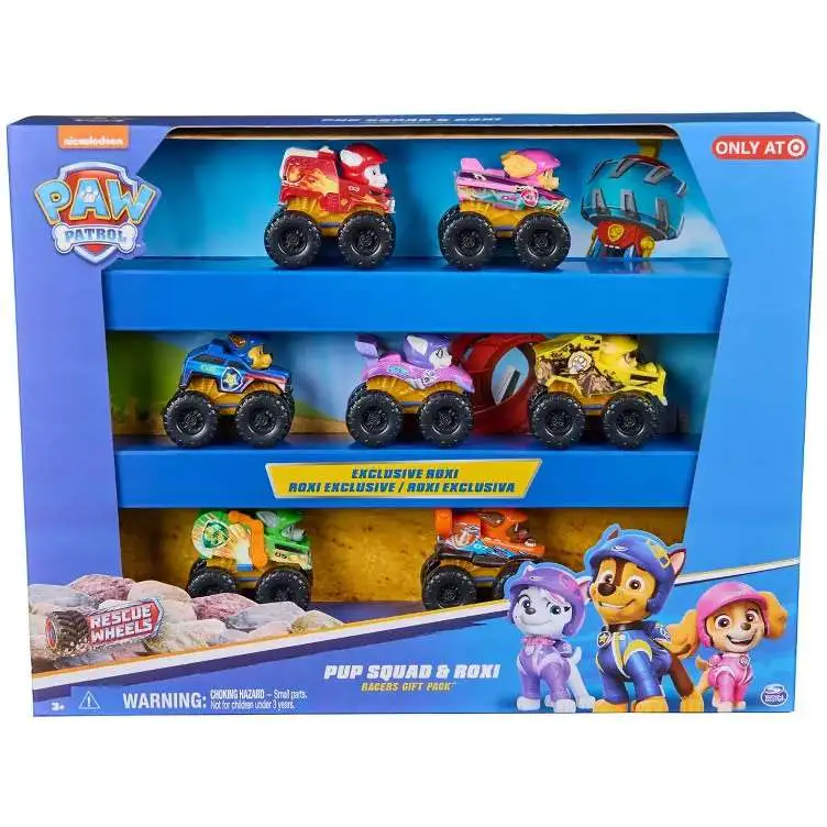 Paw Patrol Rescue Wheels Pup Squad Roxie Racers Gift Pack Spin Master ...