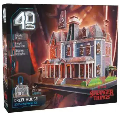 Stranger Things 4D Build Creel House 3D Puzzle Model Kit Spin Master ...