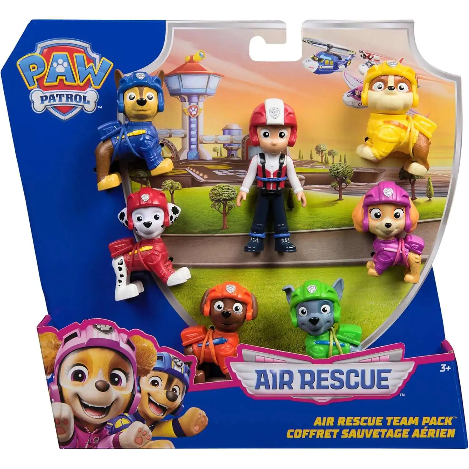 Paw Patrol Air Rescue Air Rescue Team Pack Figure 7-Pack Spin Master ...