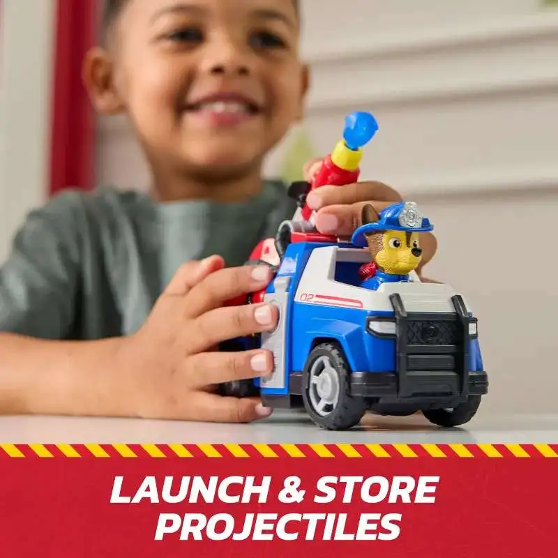 Paw Patrol Rescue Wheels Chase Rescue Fire Cruiser Vehicle Figure Spin ...