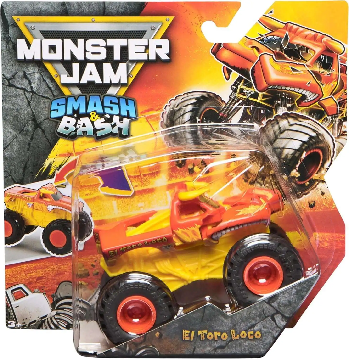 Monster Jam Smash Bash El Toro Loco 164 Diecast Car Spin Master Toys ...