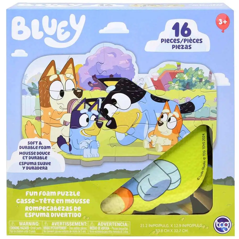 Bluey Fun Foam Puzzle Damaged Package TCG Toys - ToyWiz