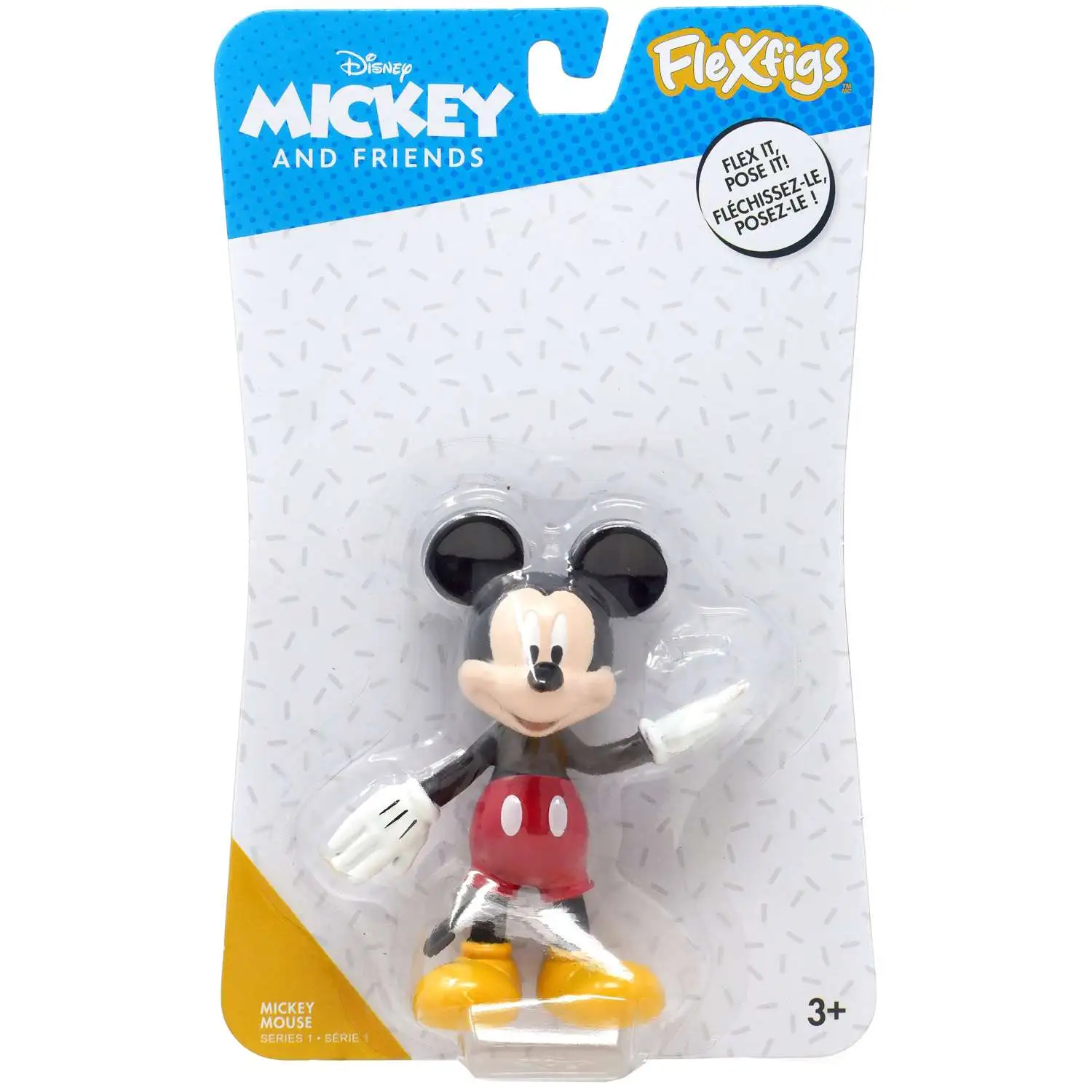 Disney Mickey Friends Flexfigs Mickey Mouse Bendable Figure TCG Toys ...