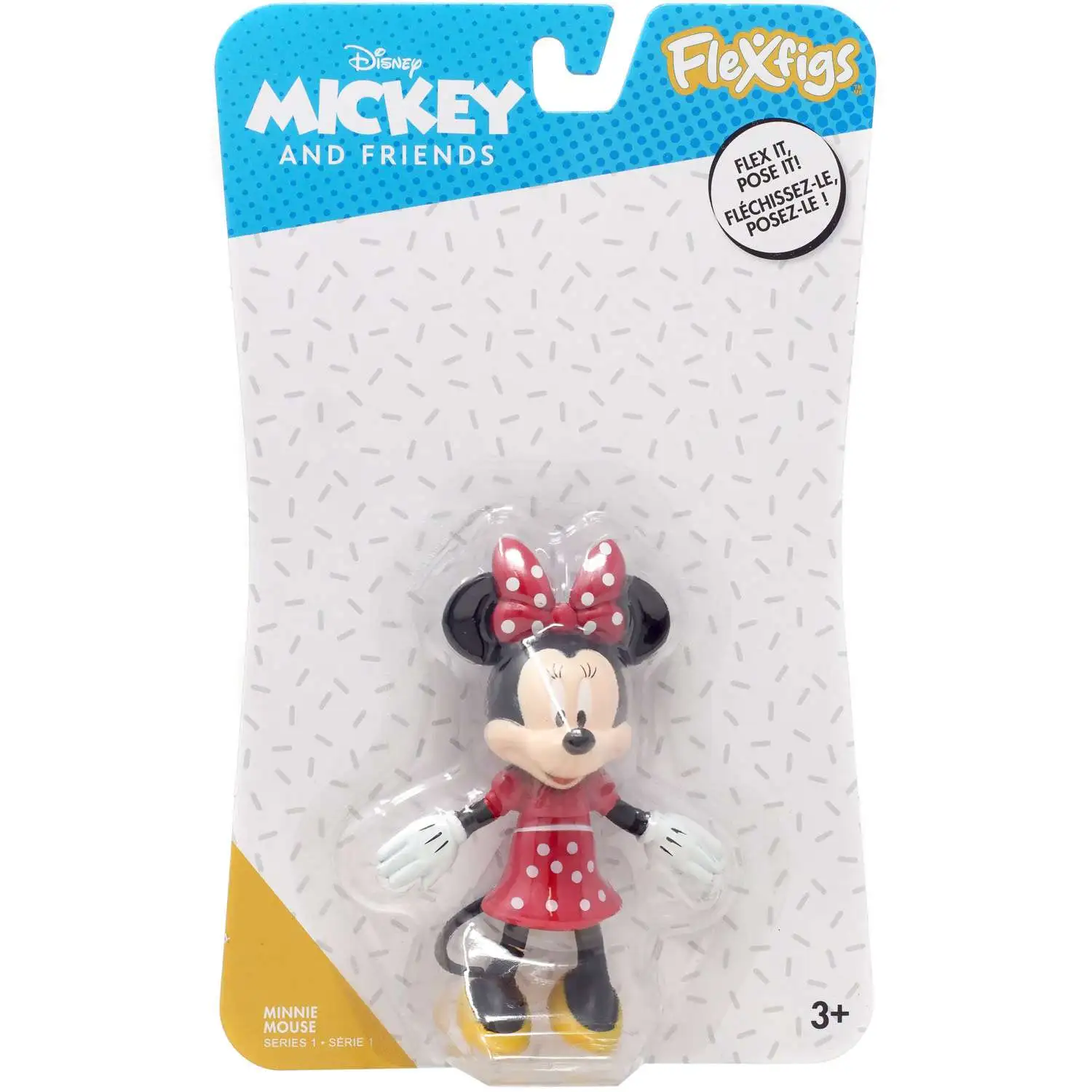 Disney Mickey Friends Flexfigs Minnie Mouse Bendable Figure TCG Toys ...
