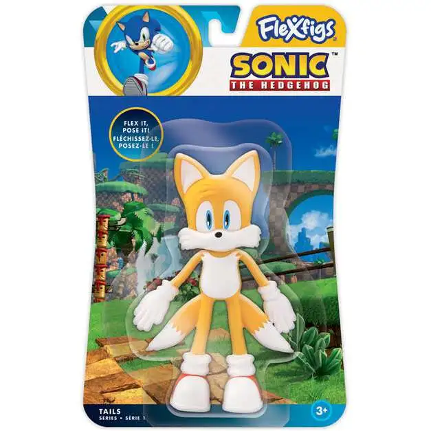 Sonic The Hedgehog Flexfigs Tails 5 Bendable Figure TCG Toys - ToyWiz