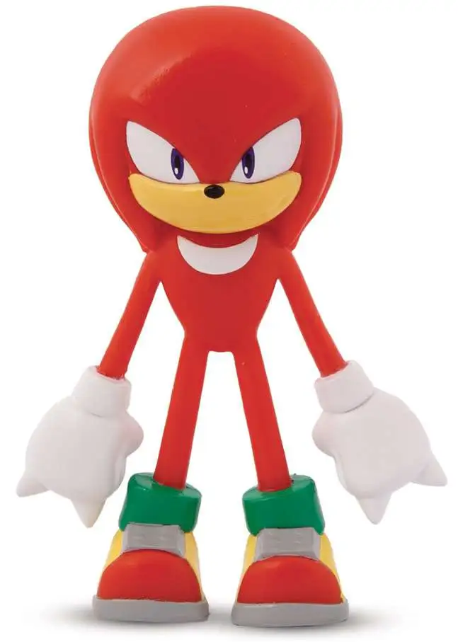 Sonic The Hedgehog Flexfigs Knuckles 5 Bendable Figure TCG Toys - ToyWiz