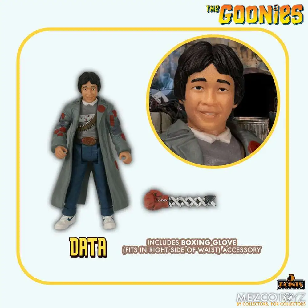 The Goonies 5 Points Data Action Figures Mezco Toyz - ToyWiz