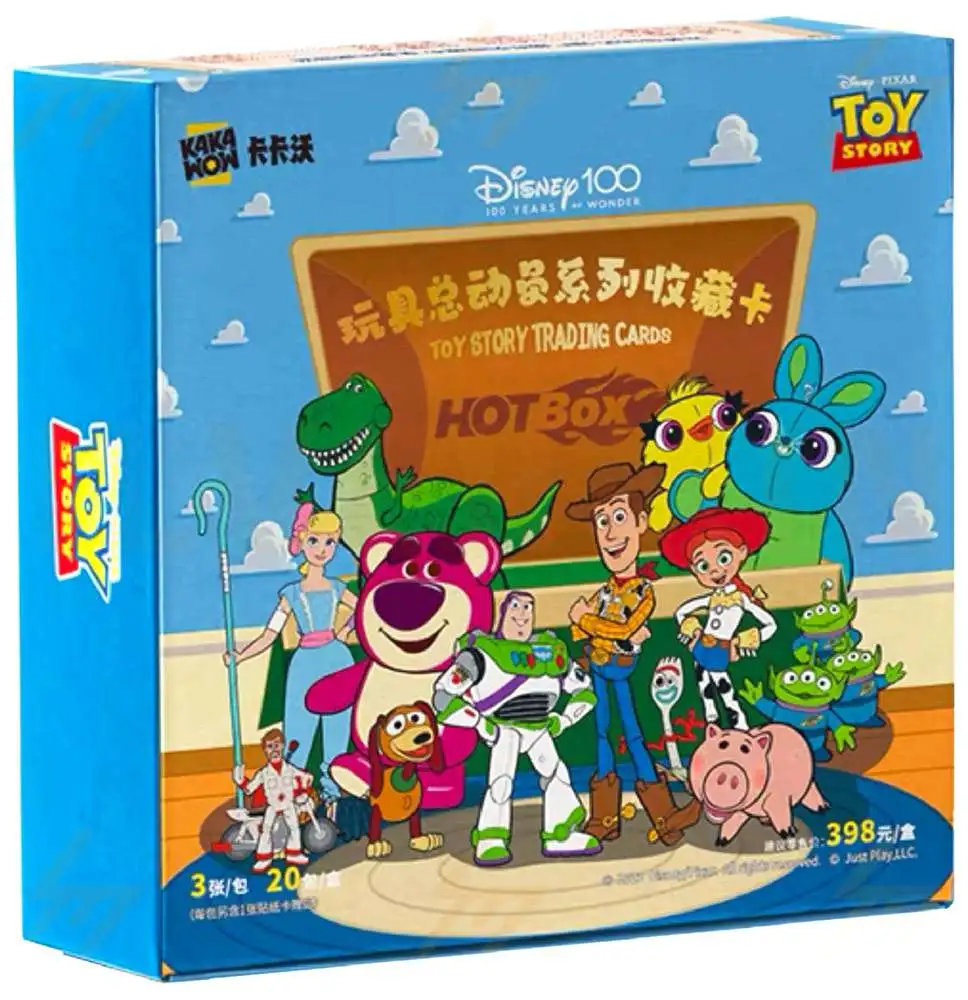 Disney Pixar Hot Box Toy Story Trading Card HOBBY Box 20 Packs Kakawow ...