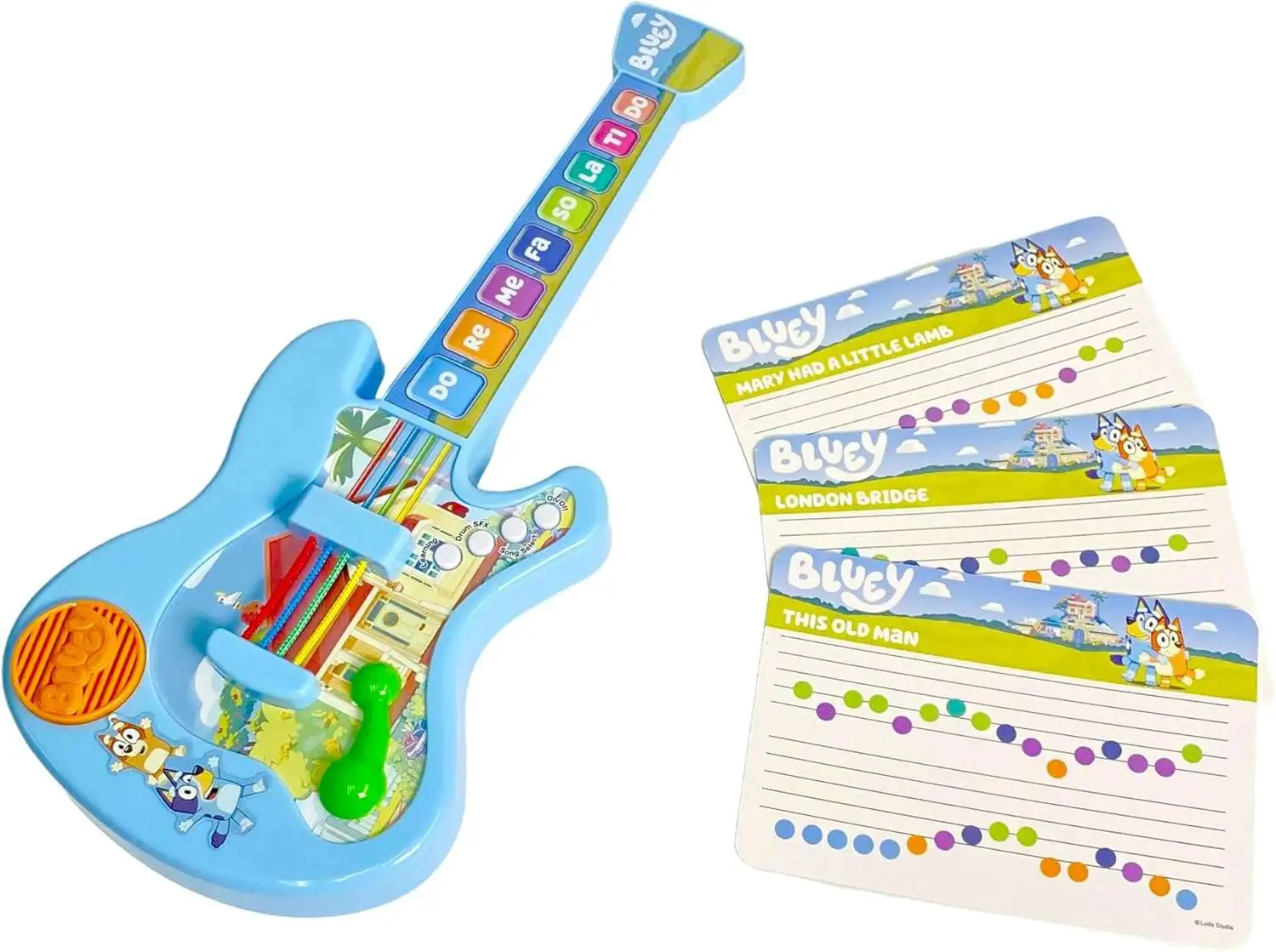 Bluey Blueys Electronic Guitar Toy Kidz Toyz - ToyWiz