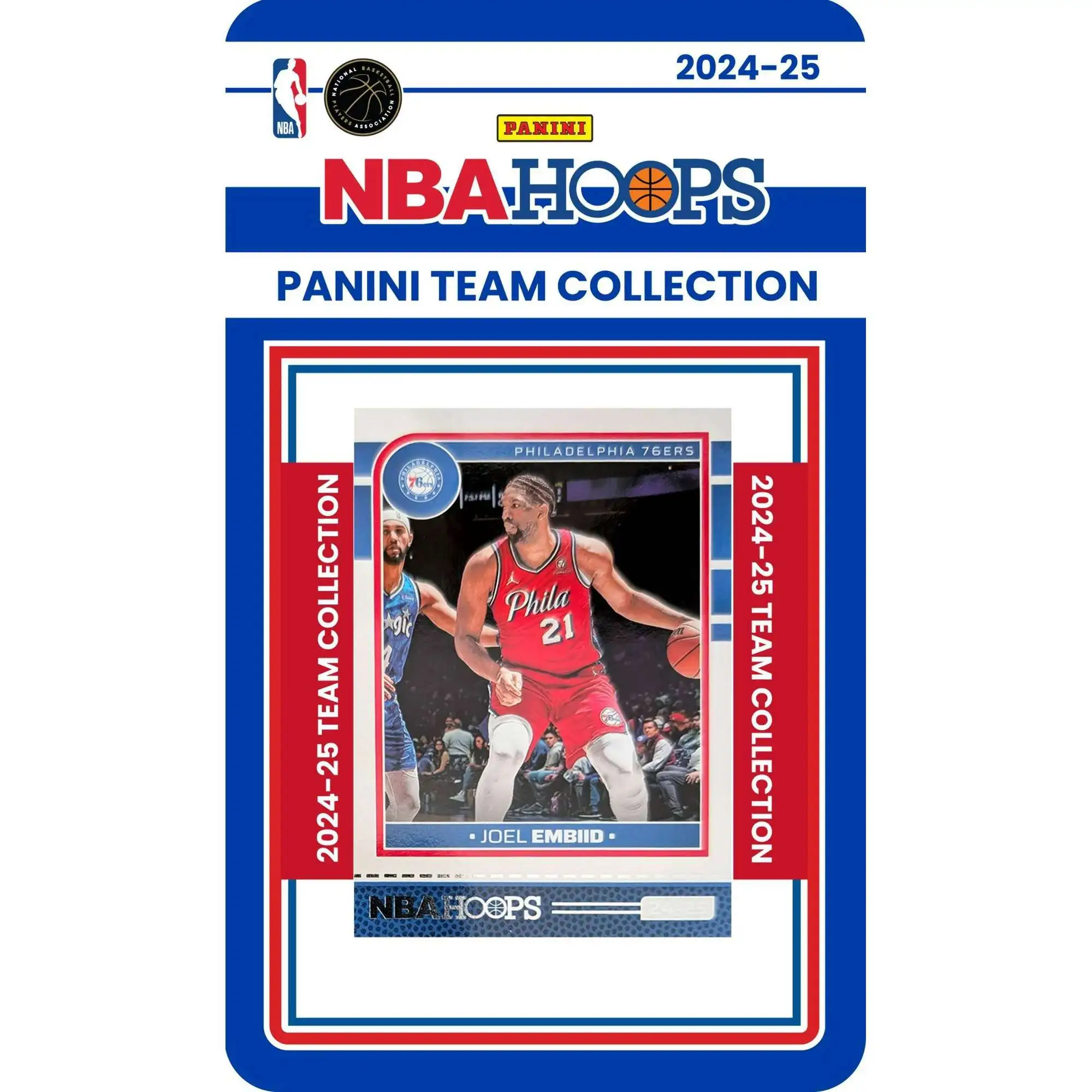 NBA Philadelphia 76ers 2024-25 Hoops Basketball Trading Card Team Set ...