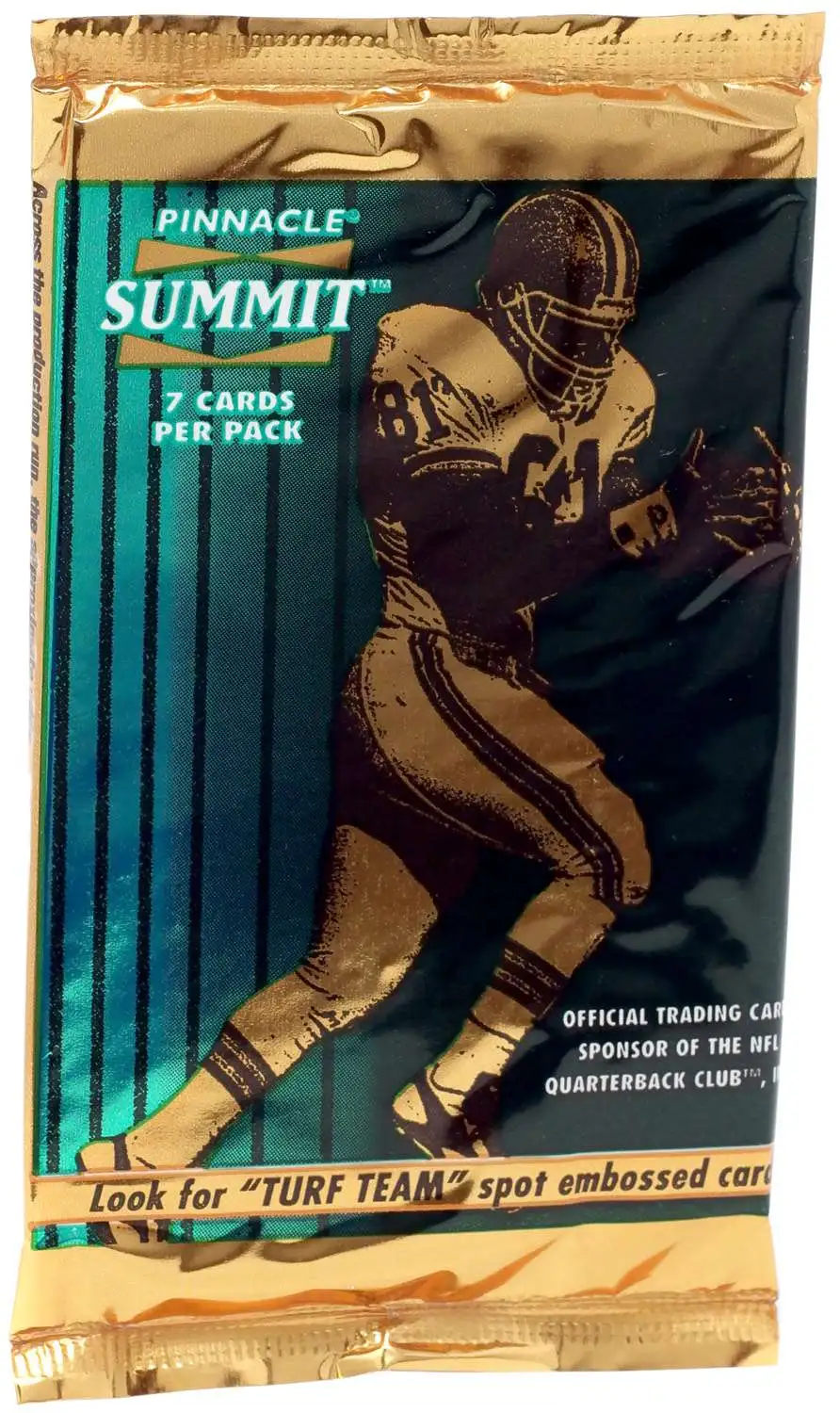 NFL 1996 Pinnacle Summit Football Trading Card HOBBY Pack 7 Cards - ToyWiz