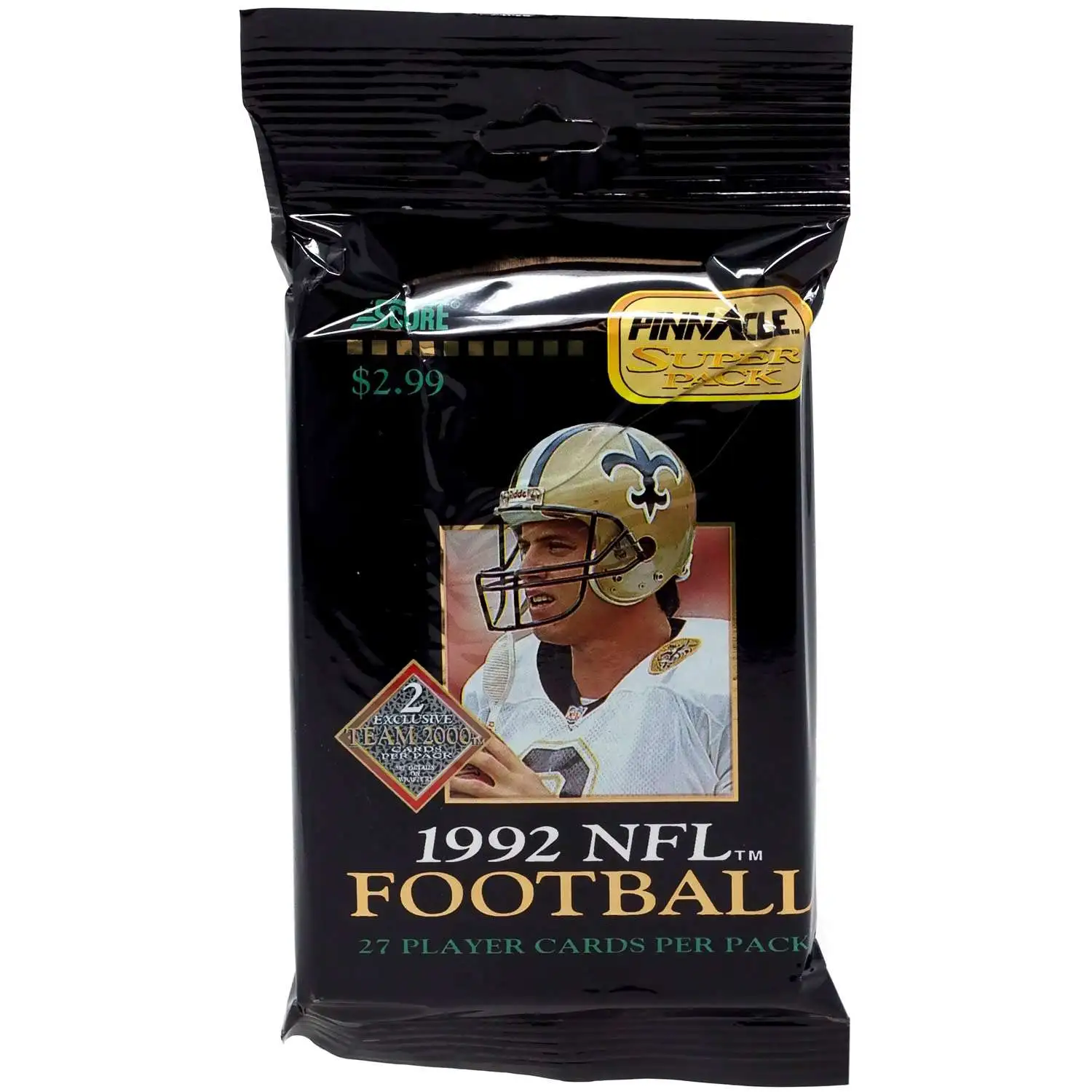 NFL Pinnacle 1992 Pinnacle Football Trading Card SUPER PACK Box 24 ...