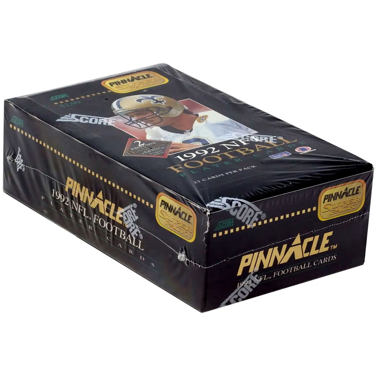 NFL Pinnacle 1992 Pinnacle Football Trading Card SUPER PACK Box 24 ...