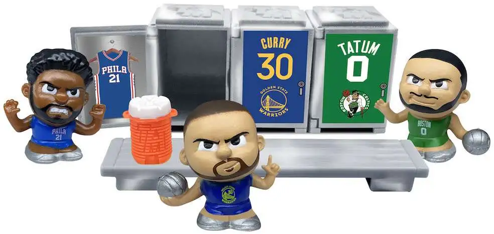 NBA TeenyMates 2024 Basketball Silver Series LOCKERS Pack 3 Figures, 3 ...