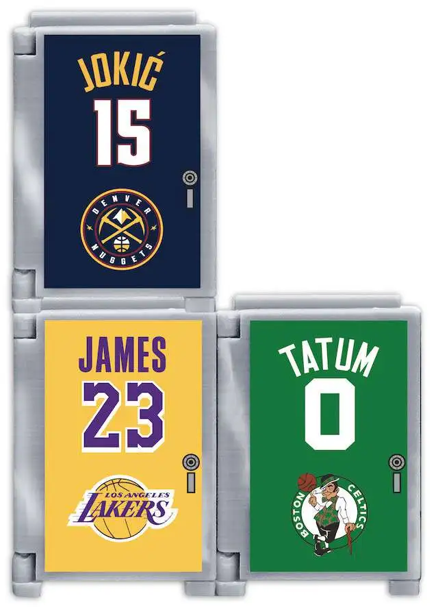 NBA TeenyMates 2024 Basketball Silver Series LOCKERS Pack 3 Figures, 3 ...