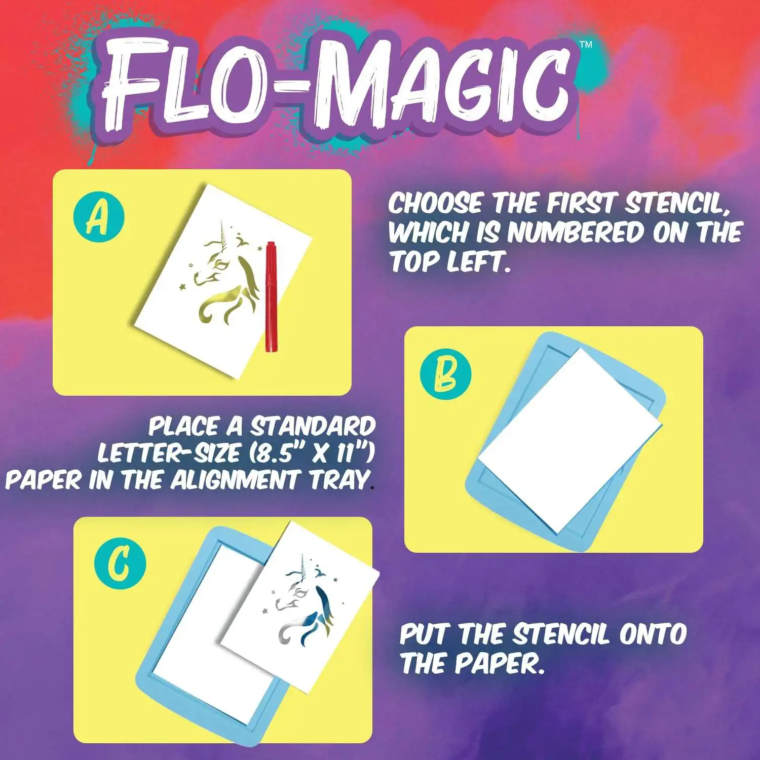 Flo-Magic Enchanted Series Art Kit All Star Innovations - ToyWiz