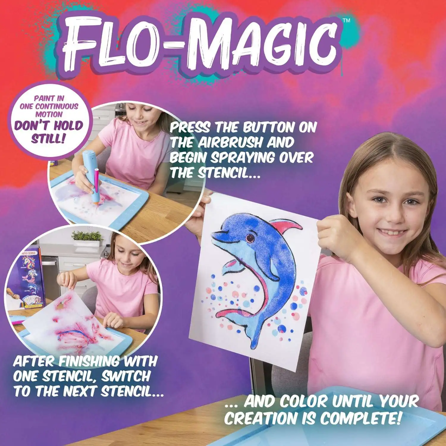 Flo-Magic Enchanted Series Art Kit All Star Innovations - ToyWiz