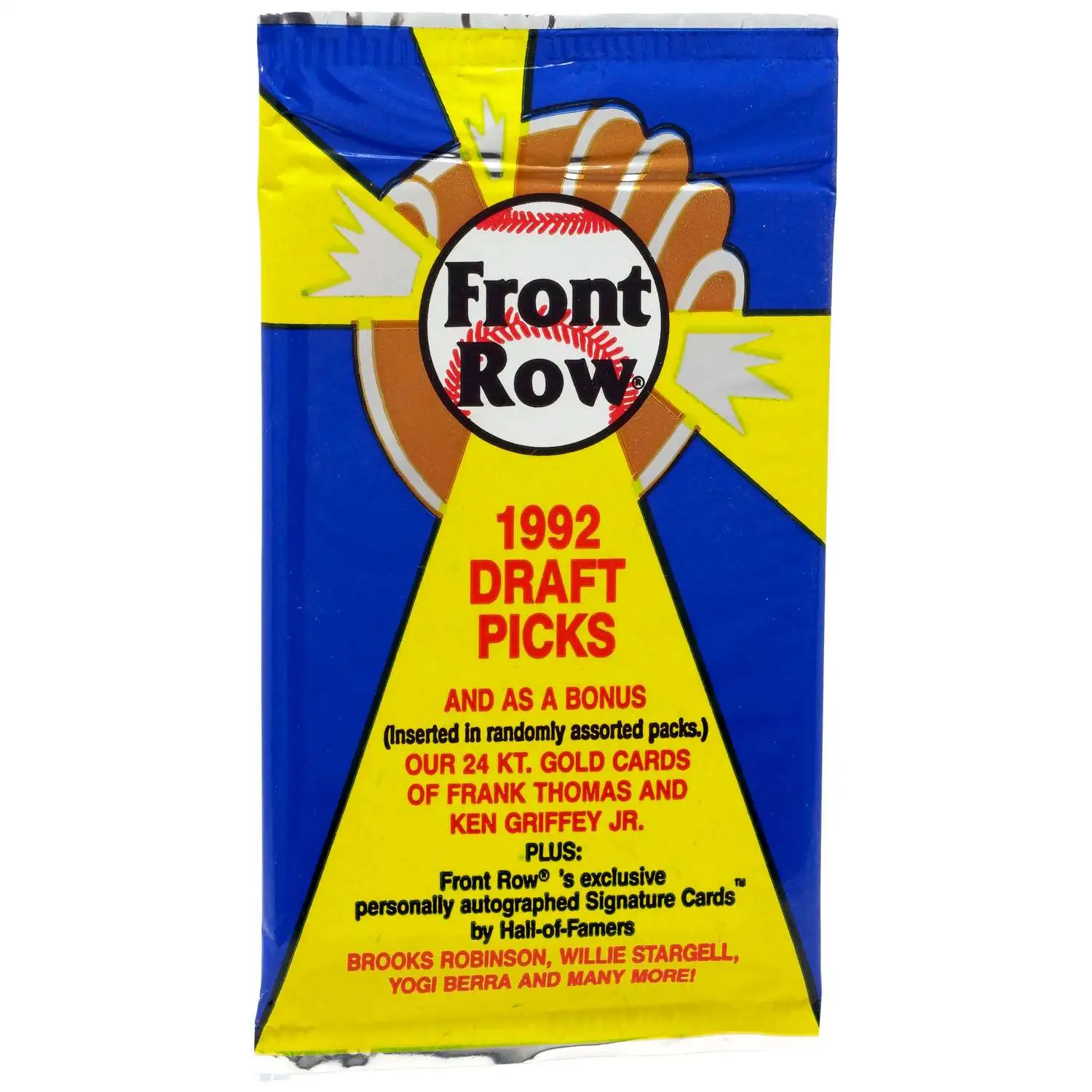 MLB Front Row 1992 Draft Picks Trading Card HOBBY Pack 10 Cards - ToyWiz