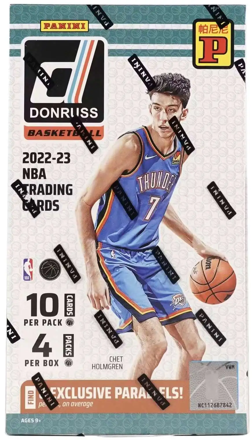 NBA Panini 2022-23 Donruss Basketball Asia TMALL Trading Card Box 4 Packs, 8 Exclusive Parallels ...